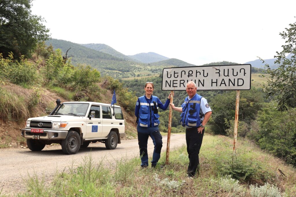 EU Mission in Armenia carries out patrol in Nerkin Hand - ABCMEDIA
